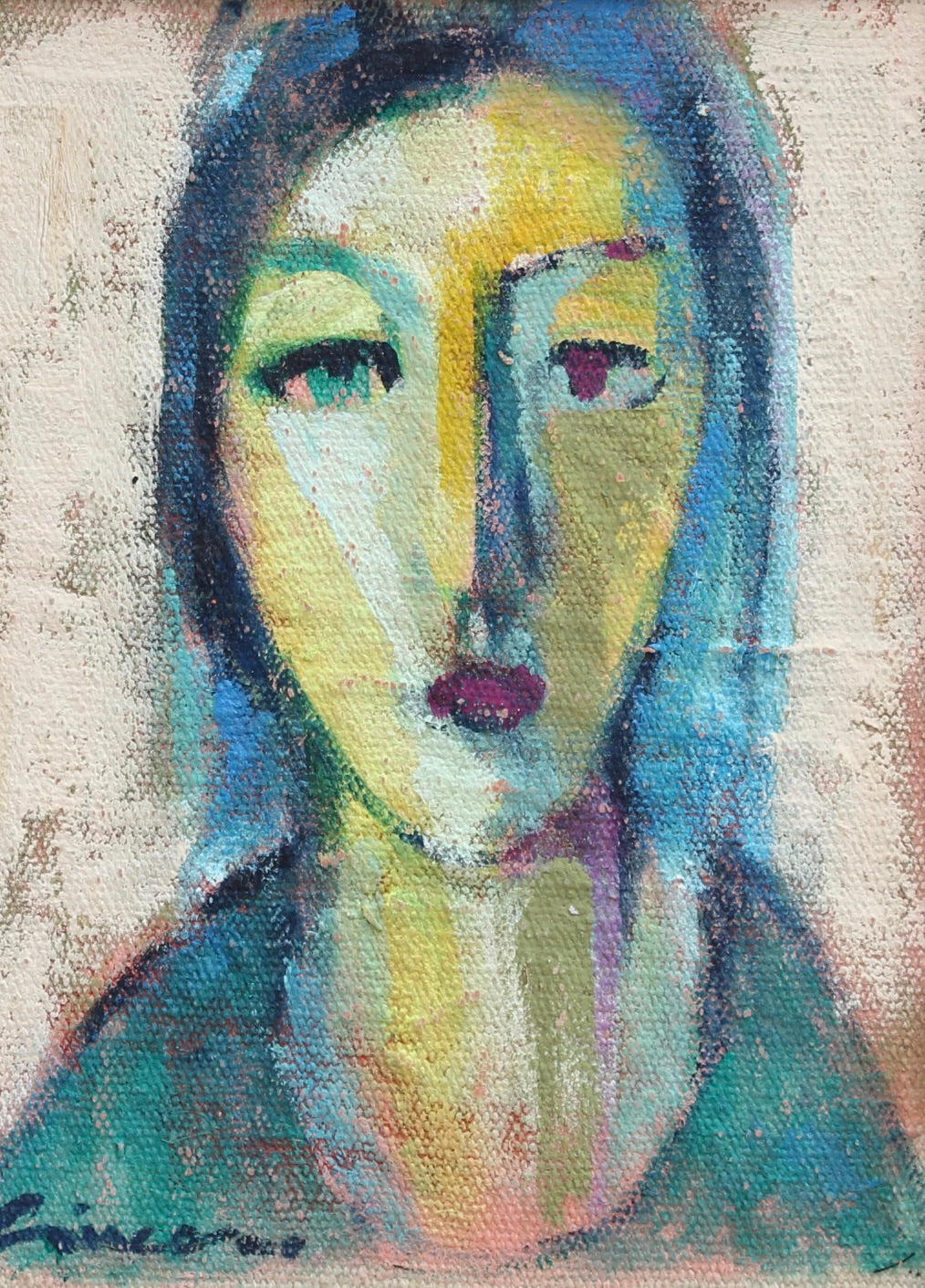 Portraits of Timeless Expressions No. 14 Florentine School (circa 1980 ...