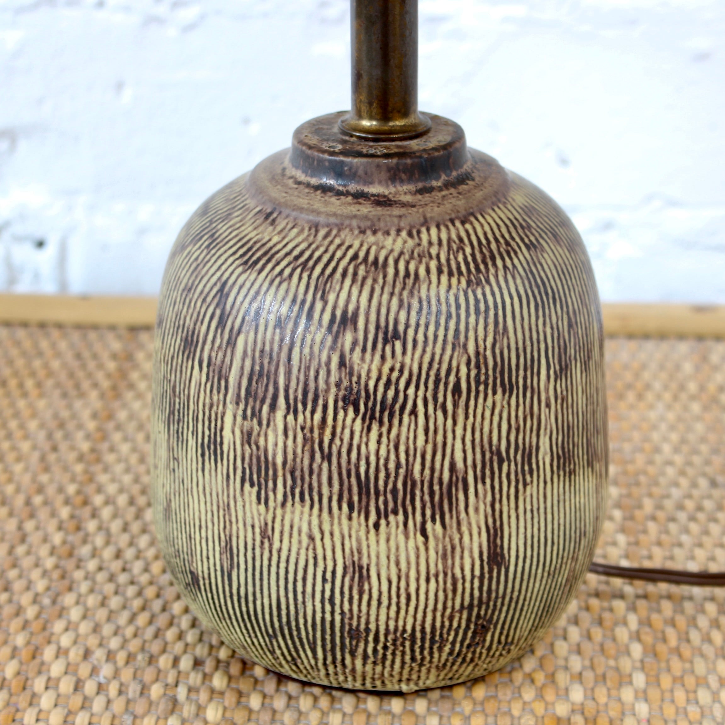 Mid-Century American Ceramic Table Lamp by Nancy Wickham (circa 1950s ...