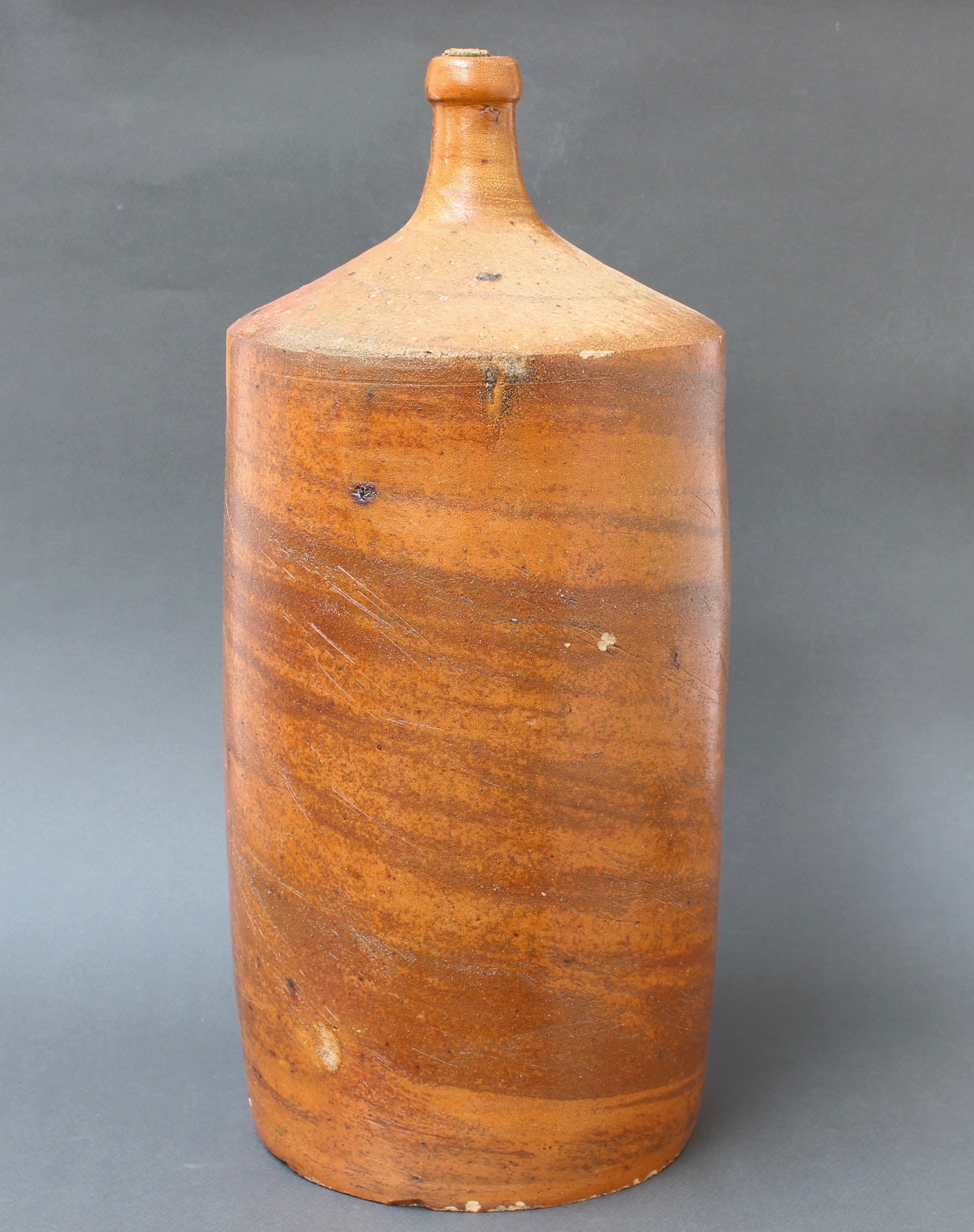 French Antique Olive Oil Earthenware Container (circa 1900) – Bureau of ...