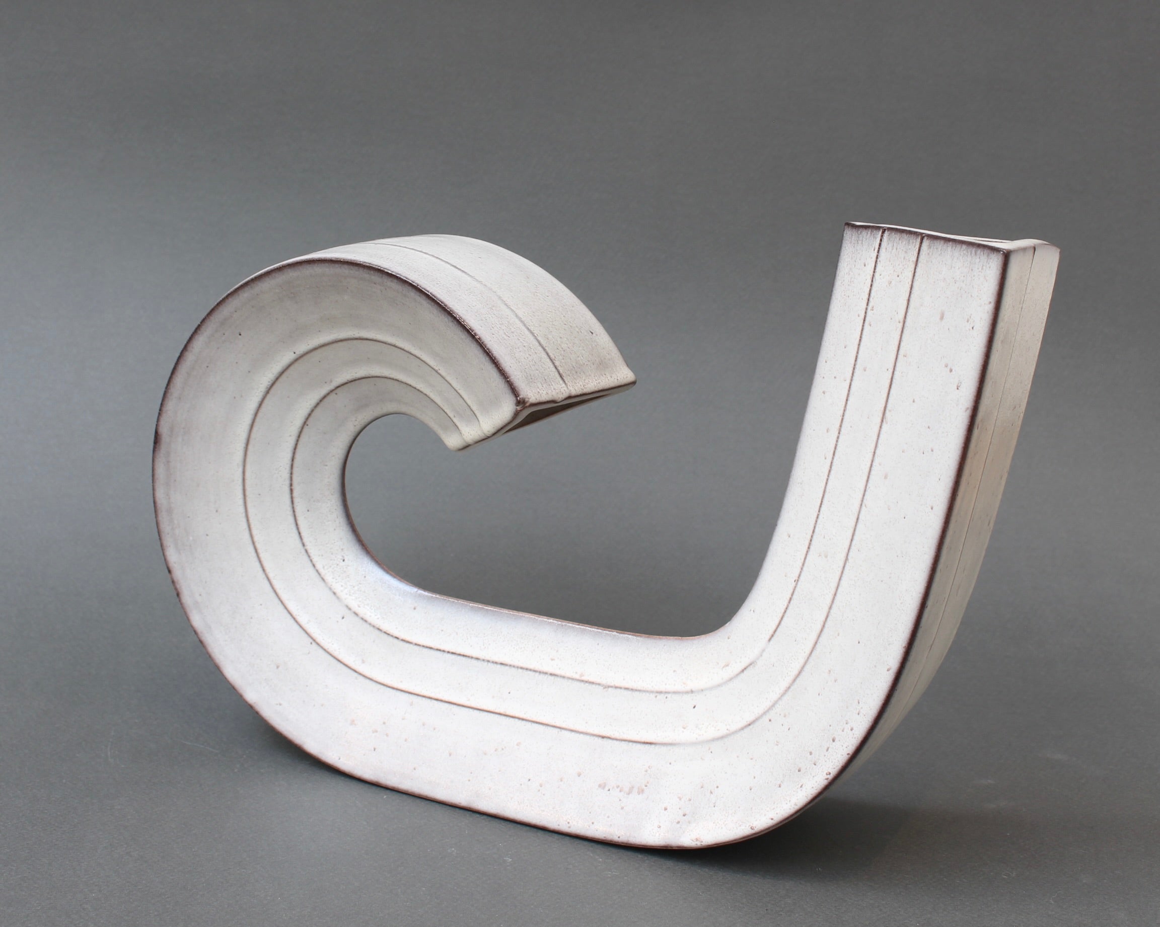 Italian Vintage Industrial Style Ceramic Vase / Sculpture by Alessio T ...