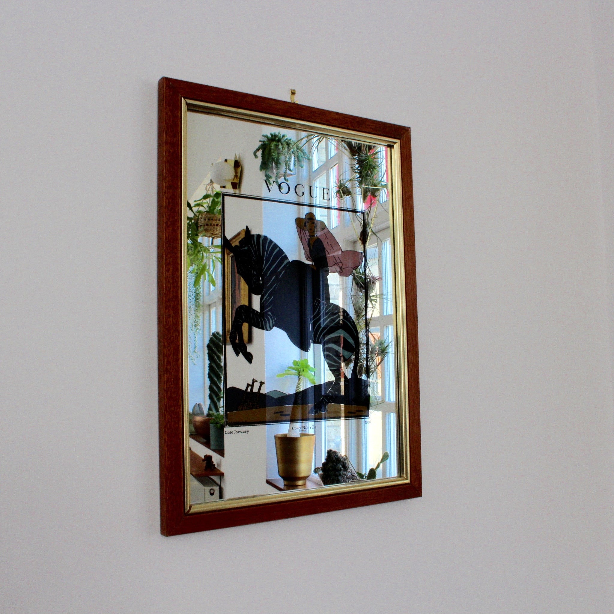 Vogue Magazine Cover Art Deco Mirror (c. 1980s) – Bureau of Interior ...