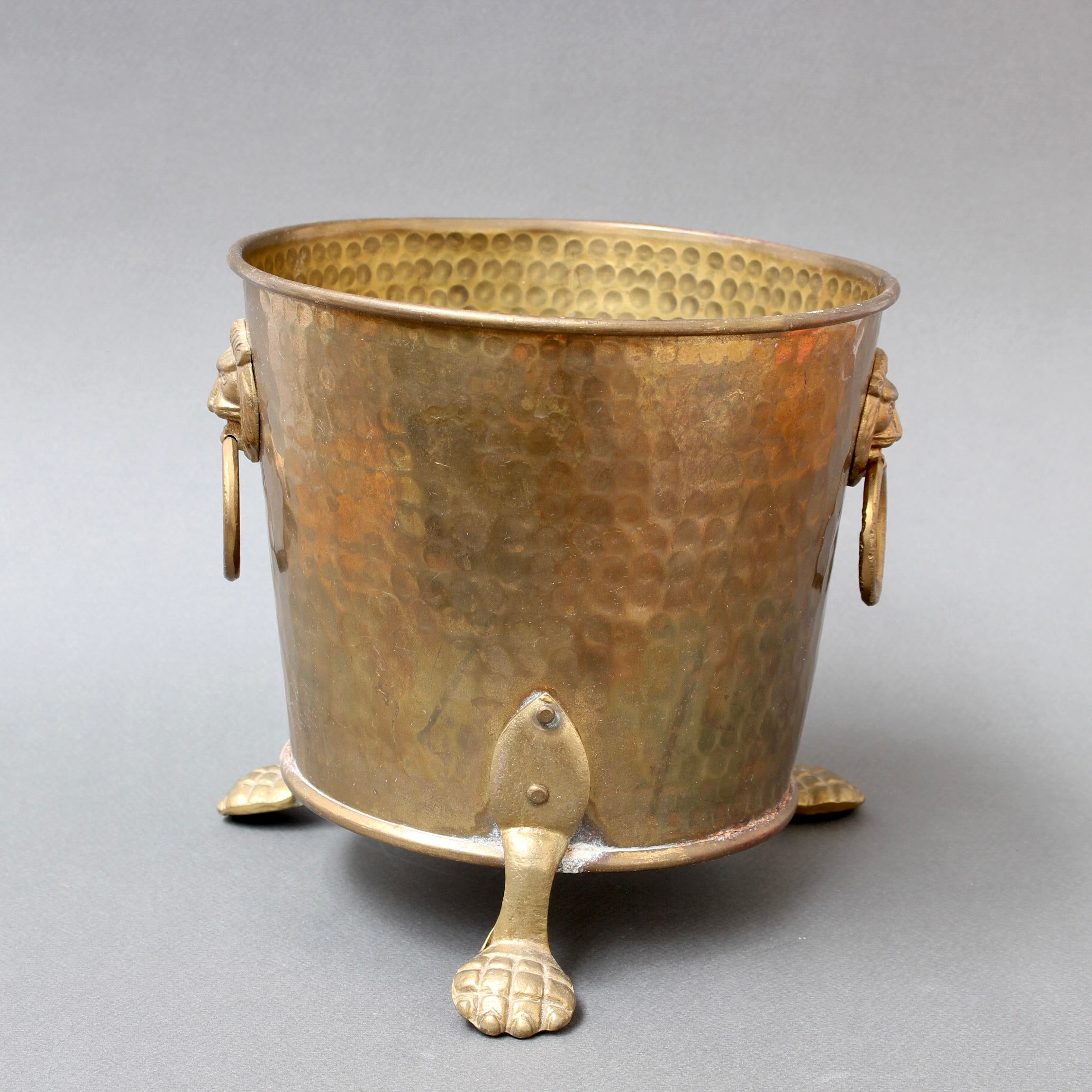 Vintage French 3-Legged Brass Champagne Ice Bucket (circa 1930s ...