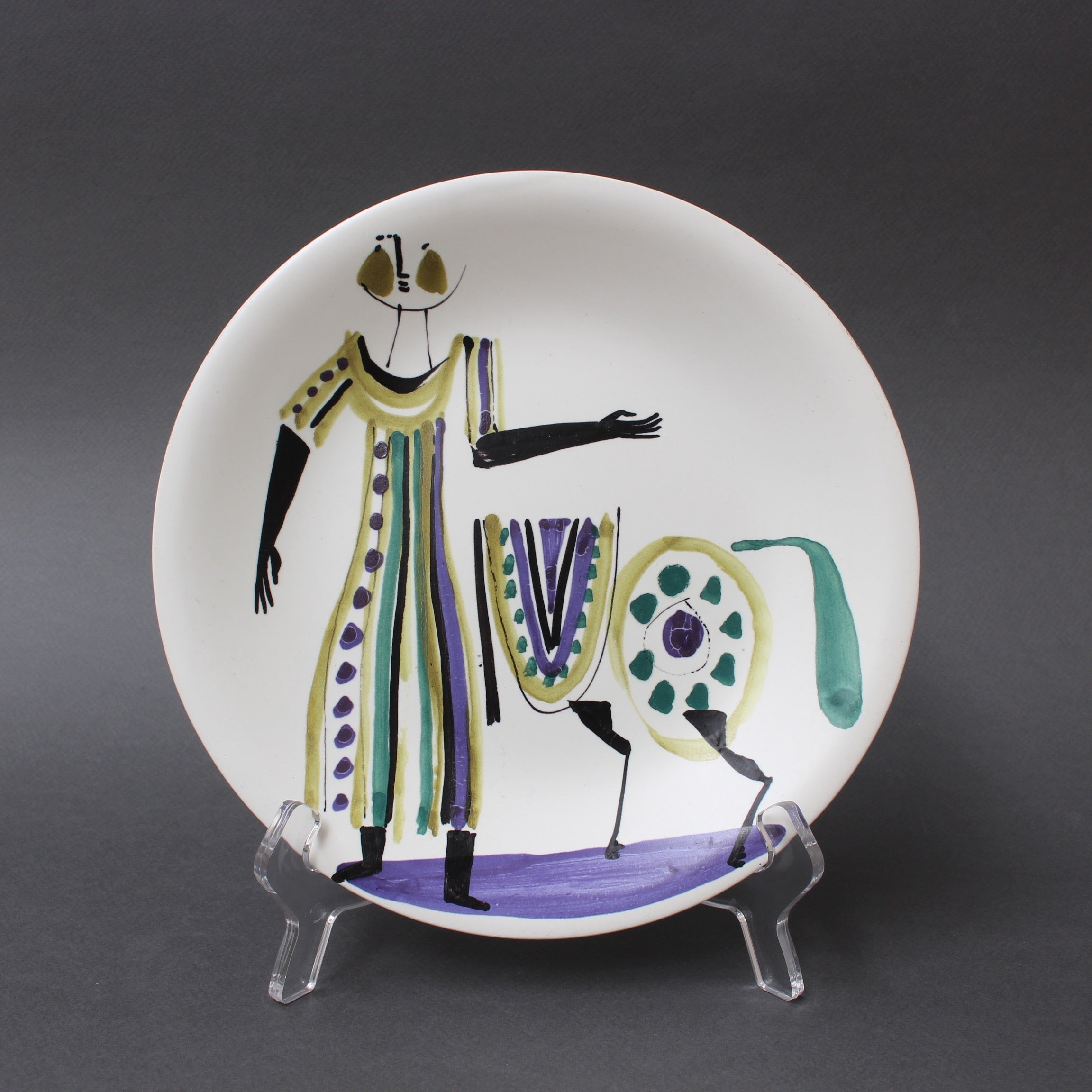 Set of Four Decorative Plates by Roger Capron (Circa 1950s) – Bureau of ...