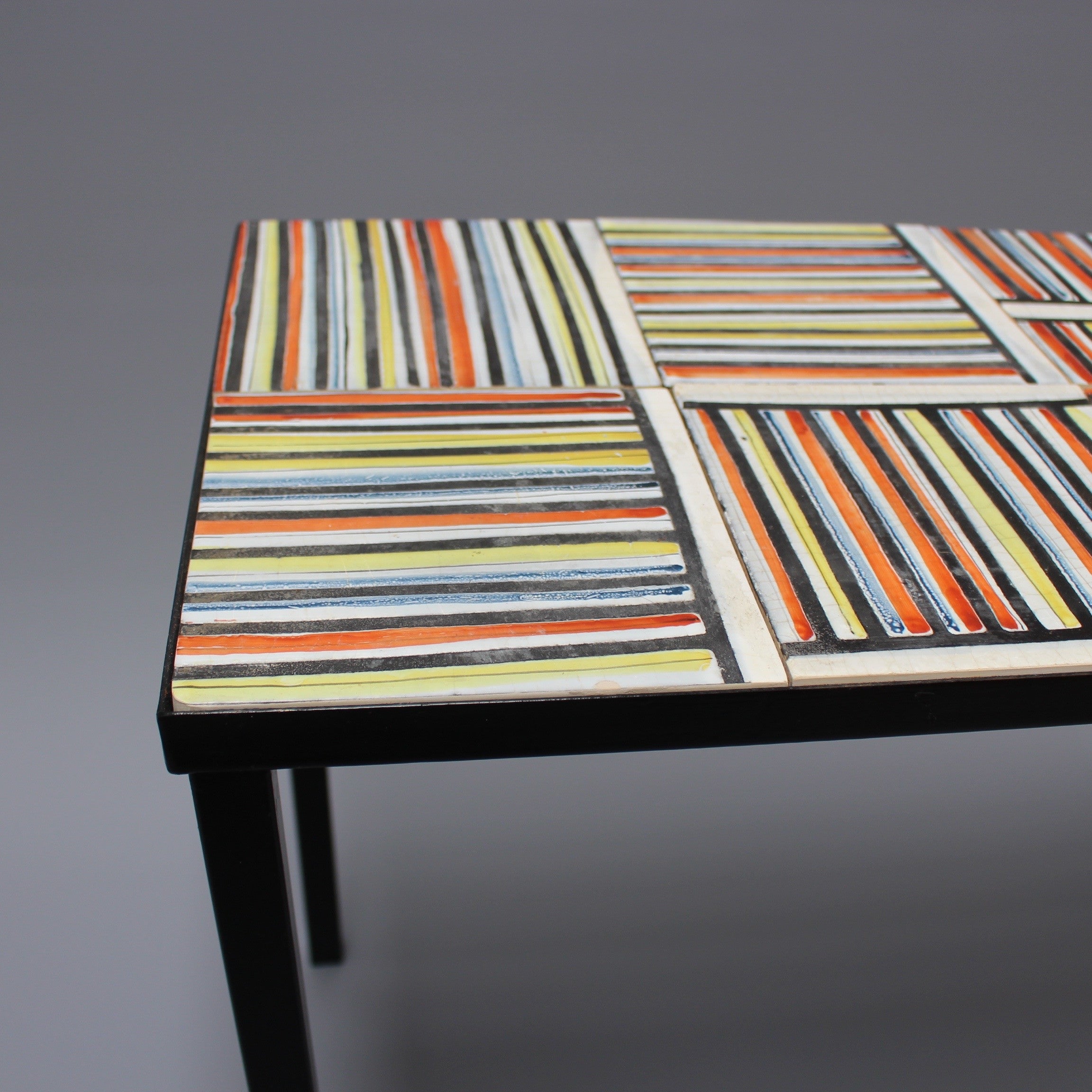 Coffee Table With 'Pyjama' Ceramic Tiles by Roger Capron (c. 1950s ...